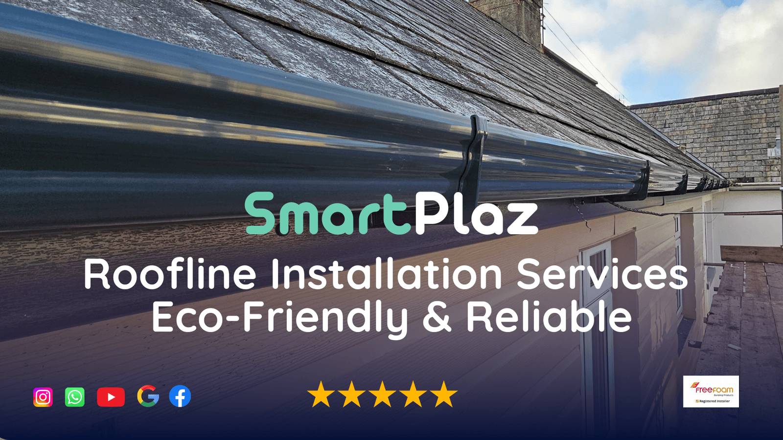 Roofline Installation Services Stafford | Fascia, Soffit, Gutter & Cladding
